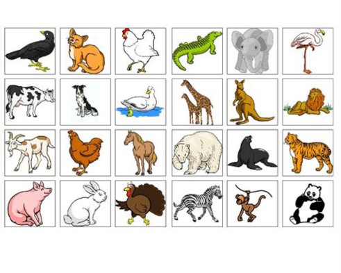 Zoo And Farm Animals Fruit Vegetables Farm Animals And Zoo Animals