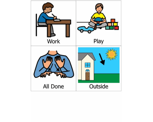 Work Pecs Icon Pecs Symbol Etsy UK