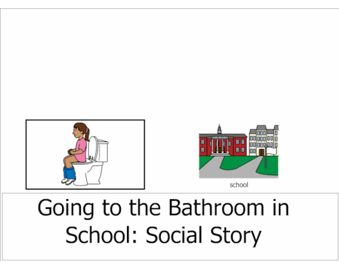 Going To The Bathroom Social Story I Can Poop In The Toilet Social