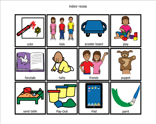 Recess boardmaker - dareloloop